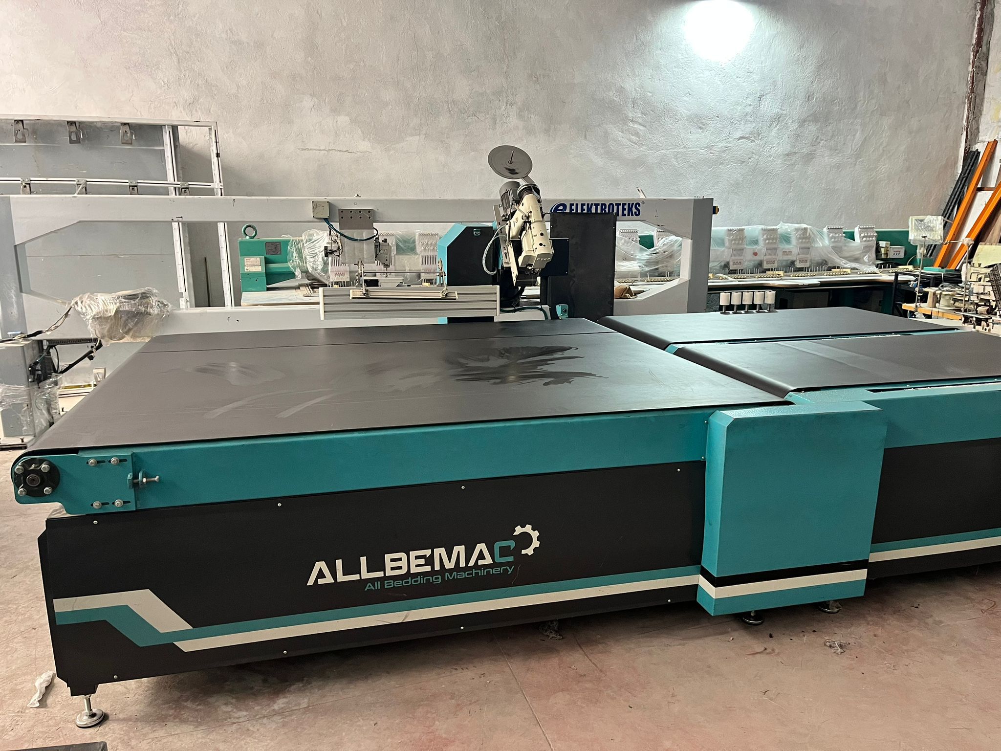 ALLBEMAC MARKA OTOMATİK YATAK KENAR KAPAMA MAKİNASI - Şahmak Endüstiri ...